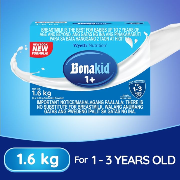 BONAKID® 3 Powdered Drink for Children 1 to years old Sachet in 1.6kg ...