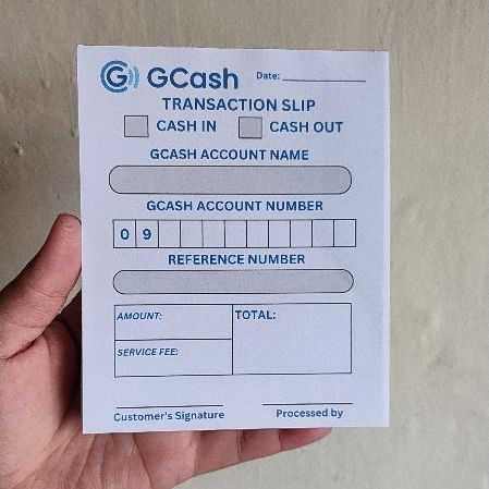 GCASH TRANSACTION SLIP 100 SHEETS / FAST SHIPPING / ORDER NOW SHIP ...