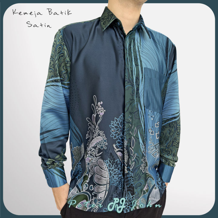 Peter n John 7029 Baju Batik Kemeja Long Sleeve | Lazada