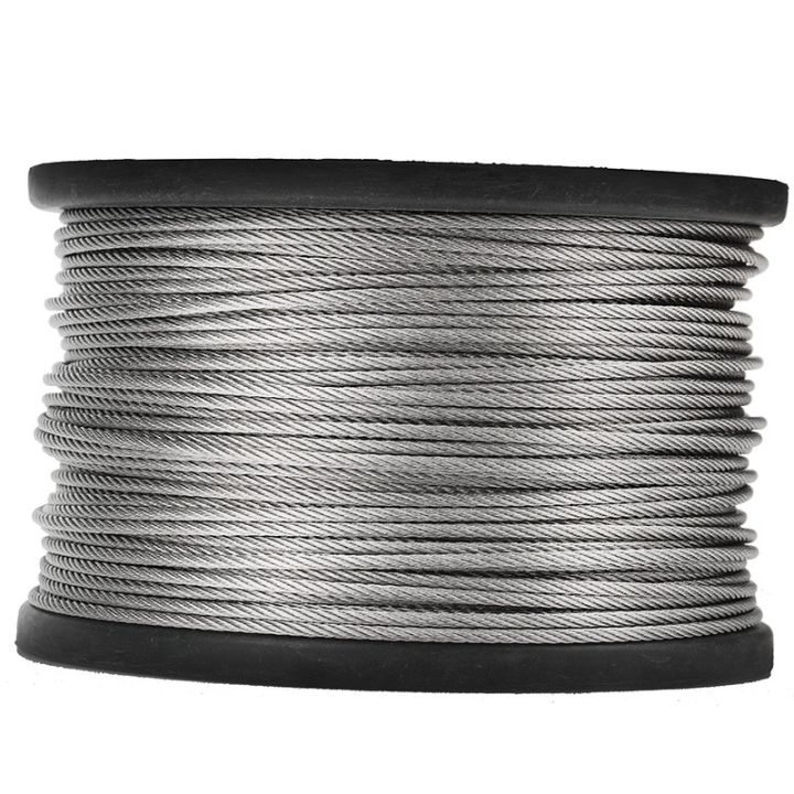 304 stainless steel wire rope 4/5/6/8/10/12/16mm clotheshorse wire rope ...
