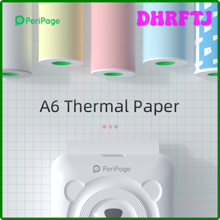 DHRFTJ Original PeriPage 56x30mm A6 A4 Thermal Label Paper Sticker ...