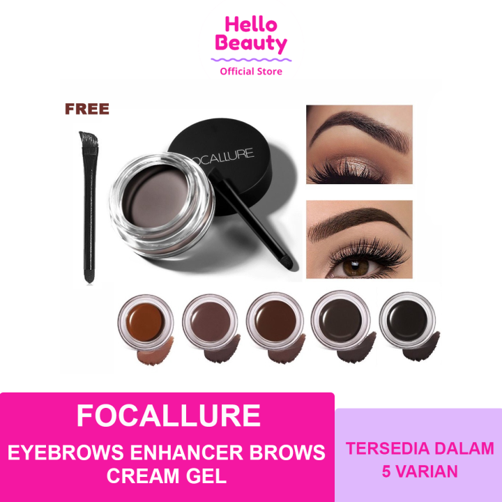 FOCALLURE Eyebrow Cream Gel | Lazada Indonesia