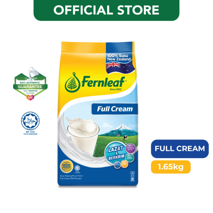 Fernleaf Full Cream Regular Milk Powder Plain 1.65kg | Lazada