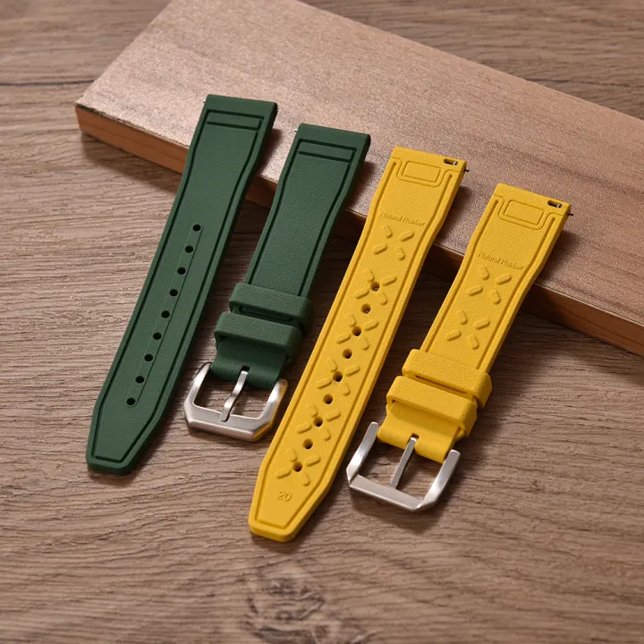 FKM Rubber Strap For IWC Big Pilot Mark Portugieser TOP GUN 20Mm21mm ...