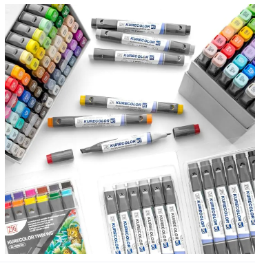ZIG KURETAKE KURECOLOR TWIN WS MARKER PEN Sold per Set / Set of 138 ...