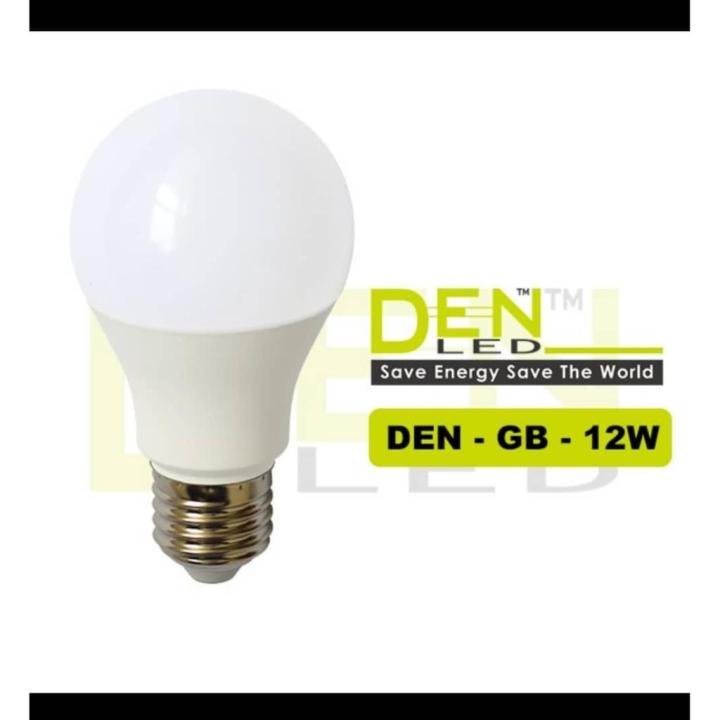 [DEN] LED Globe Bulb GB 12W E27 RED | Lazada