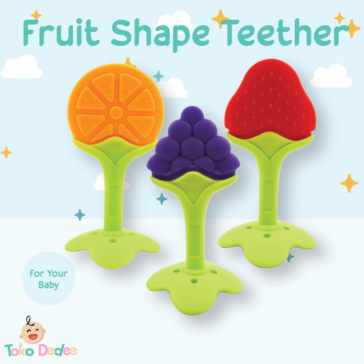 BABY-KU - Teether Buah Bayi Gigitan Bayi Bentuk Buah Theter pertumbuhan ...