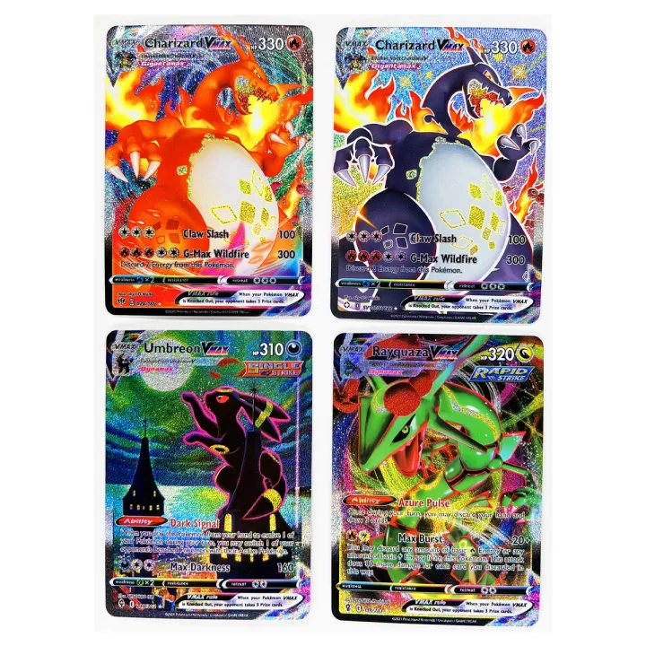 [Afei Toy Base] Vmax Charizard Pikachu Rayquaza Umbrion Series Games ...