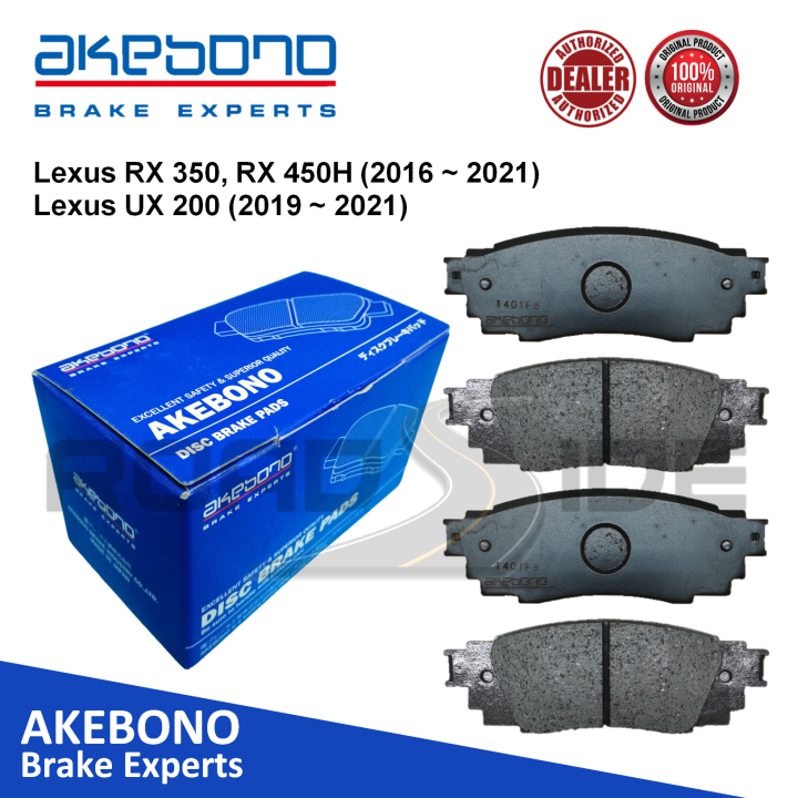 Akebono Rear Brake Pads for Lexus RX 350 / RX 450H (2016 - 2021), Lexus ...