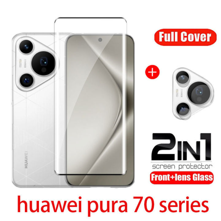 2024 Huawei Pura 70 Series 2 In 1ปกป้องหน้าจอสำหรับ Huawei Pura 70 Pro ...