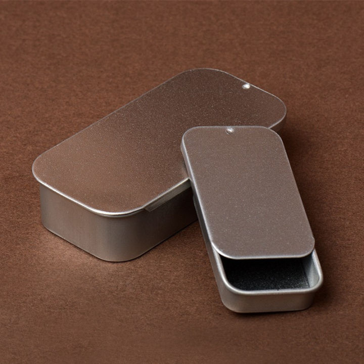【Elegant Residence】Mini Iron Box Portable Rectangle Empty Iron Case ...