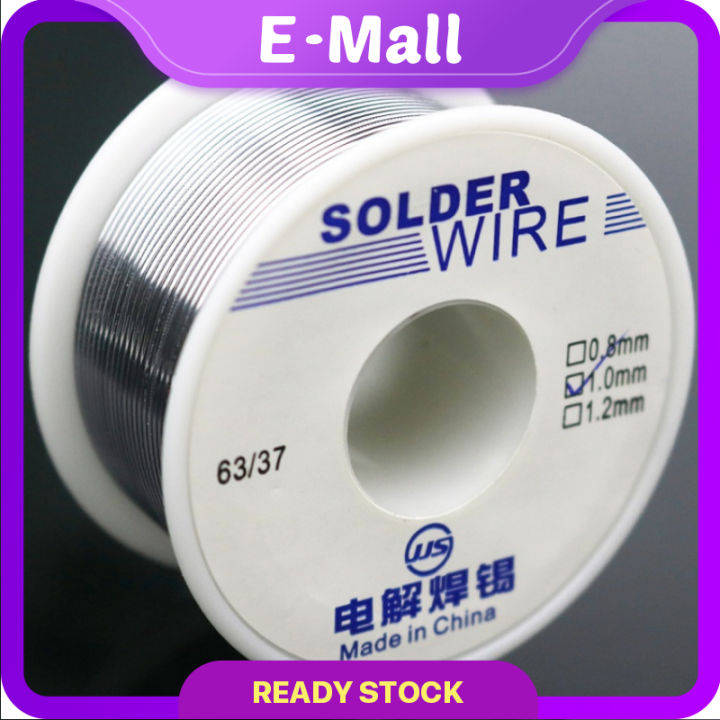 E-MALL 1.0mm 100g High Quality Welding-Assisted Rosin Solder Wire High Purity Lead-Containing ...