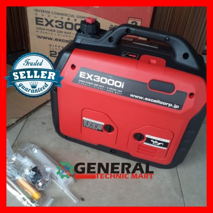 Genset Silent Soundproof 2000 watt maks 2200 watt Excell EX3000i | Lazada Indonesia