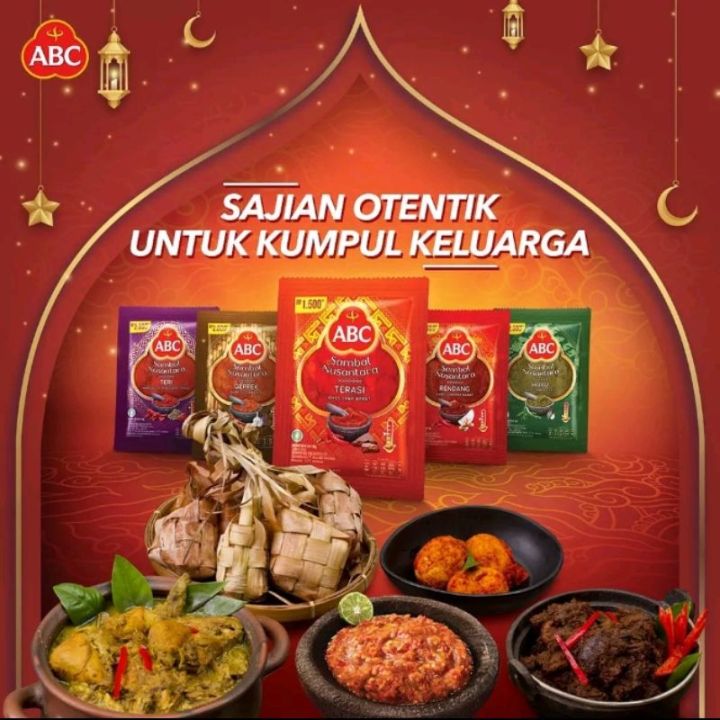 ABC SAMBAL NUSANTARA Sambel ALL VARIAN 1Pak isi 10 Sachet 18gram ...