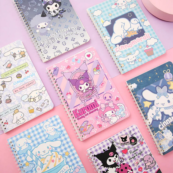 1PCS A5 Notebook Kuromi Cinnamoroll Notebook Stationery Supplies ...