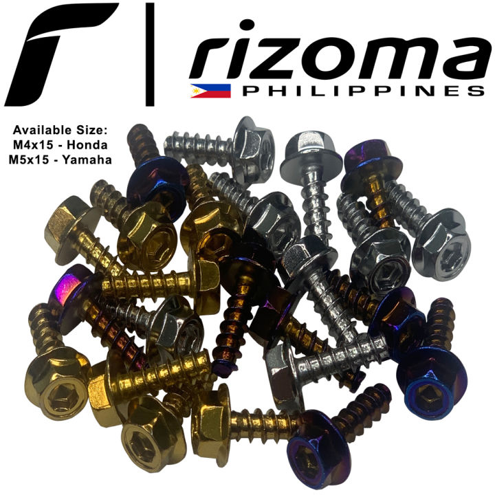 1 PC Rizoma 304 Stainless Body Bolt Flower Type Hex Bolt | Lazada PH