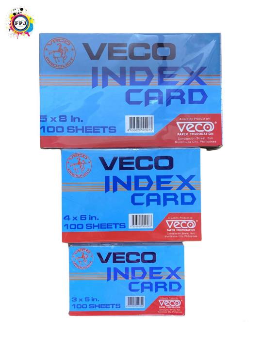 VECO Index Card | Lazada PH