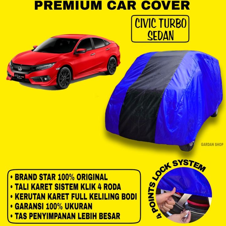 Body Cover CIVIC TURBO SEDAN BIRU HITAM Penutup Bodi Mobil Civic Turbo ...
