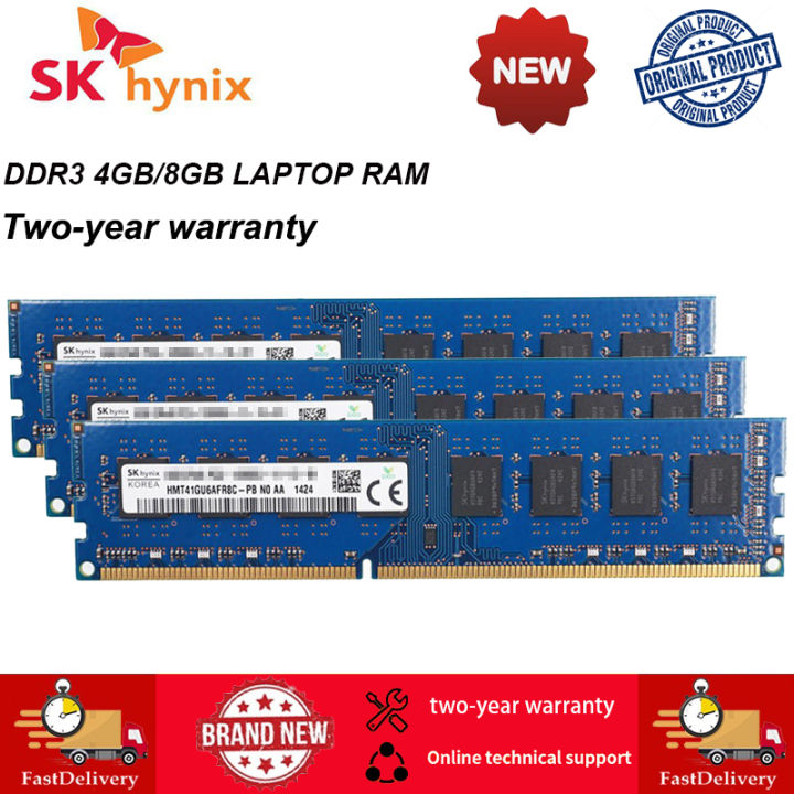 Original Hynix 4GB 8GB DDR3 1600mhz PC3-12800 for Desktop RAM Memory 1.5V 1.35V CL11 DIMM ...