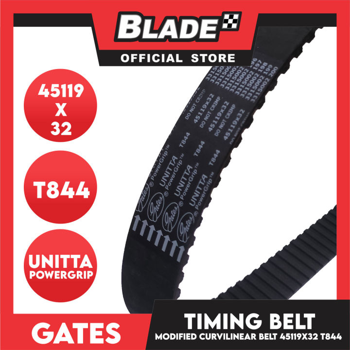 Gates Unitta PowerGrip Timing Fan Belt T844 45119 x 32mm 1pc for ...