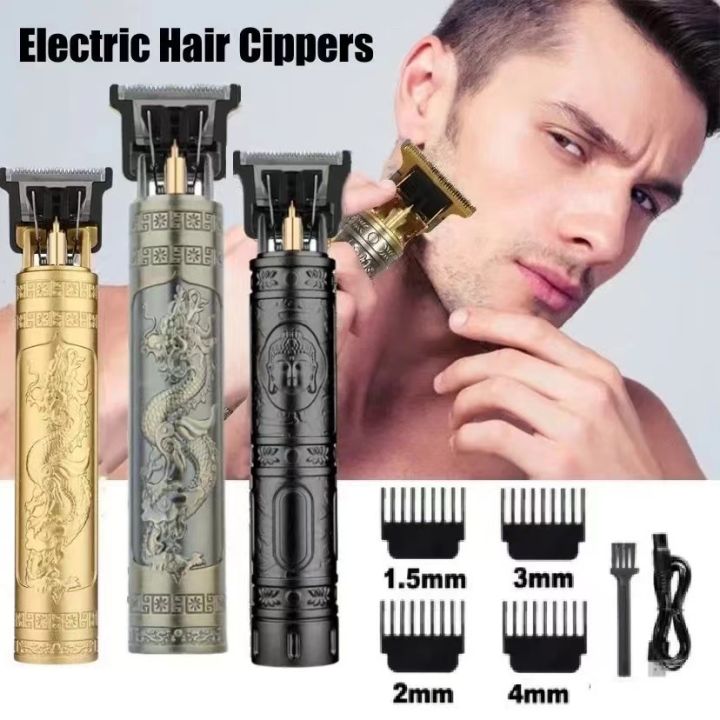 Professional Hair Clippers Electric Hair Clipper Trimmer USB ...