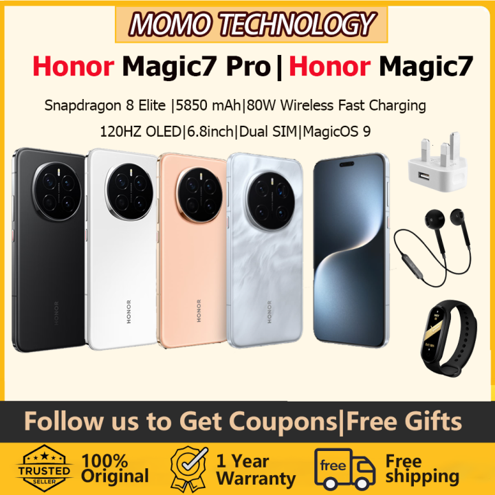 Local warranty 【 Play】2024 HONOR Magic7 Pro|HONOR Magic 7|HONOR Magic7 Series Smartphone ...