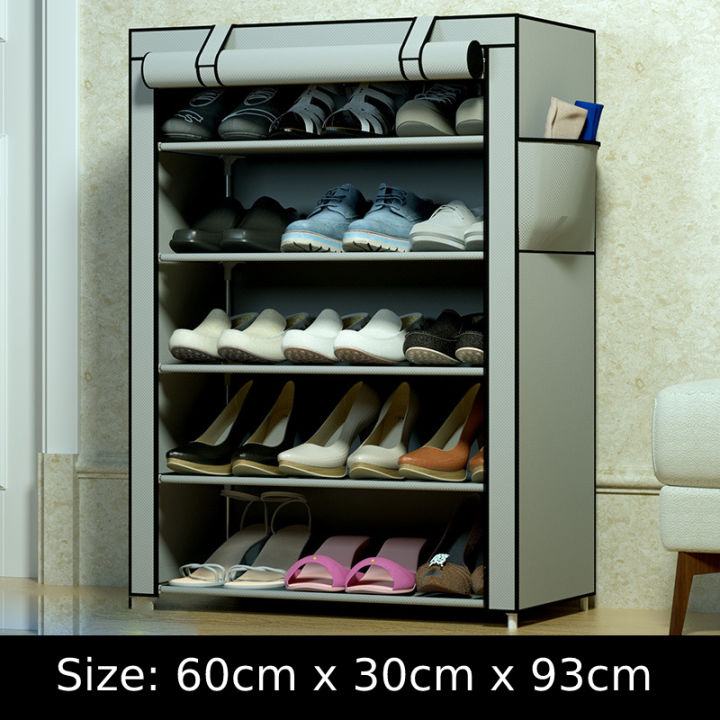 M&A PHC 5 Layer DIY Shoe Cabinet Shor Organizer Shoe Storage Organizer ...