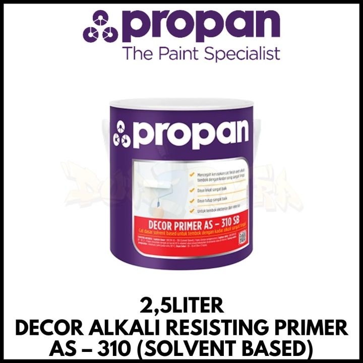 Cat Dasar Alkali ResistIng Primer Propan Decor AS-310 Galon 2,5Liter ...