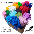 Fuzzy Wires 50 pieces 30cm long 6mm thick | Lazada PH
