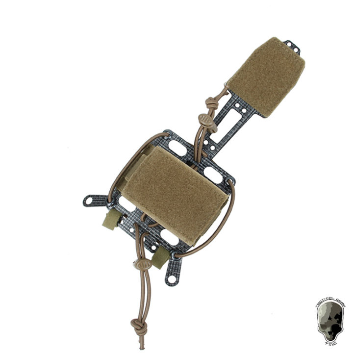 TMC Lightweight PVS31 Battery-Box Retention System Helmet Pouch Carbon ...