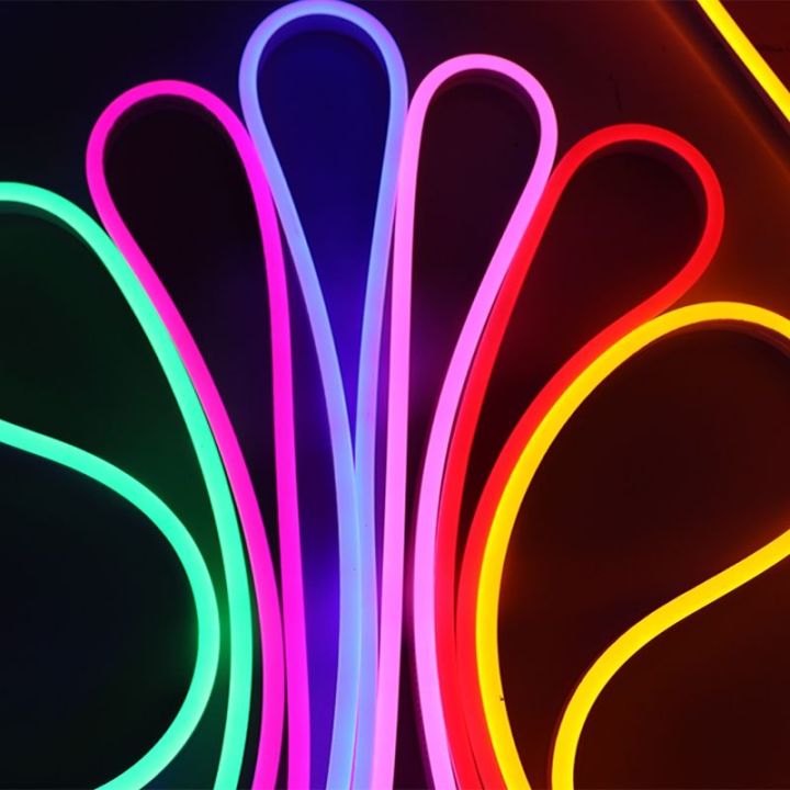 LED Waterproof Neon Flex Lights 12V LED Neon Rope Light 7x13 & 8x16mm ...