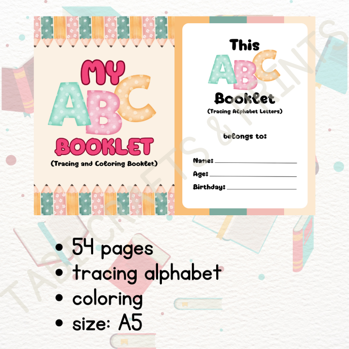 My ABC Tracing and Coloring Letters Booklet | Lazada PH