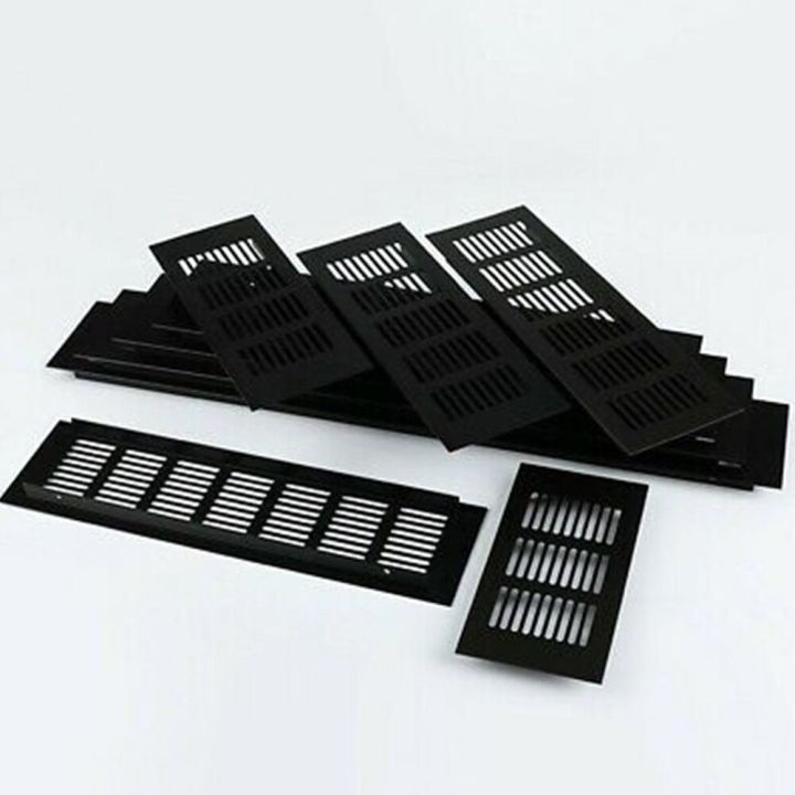50mm Aluminium Rectangular Cabinet Wardrobe Air Vent Grille Ventilation ...