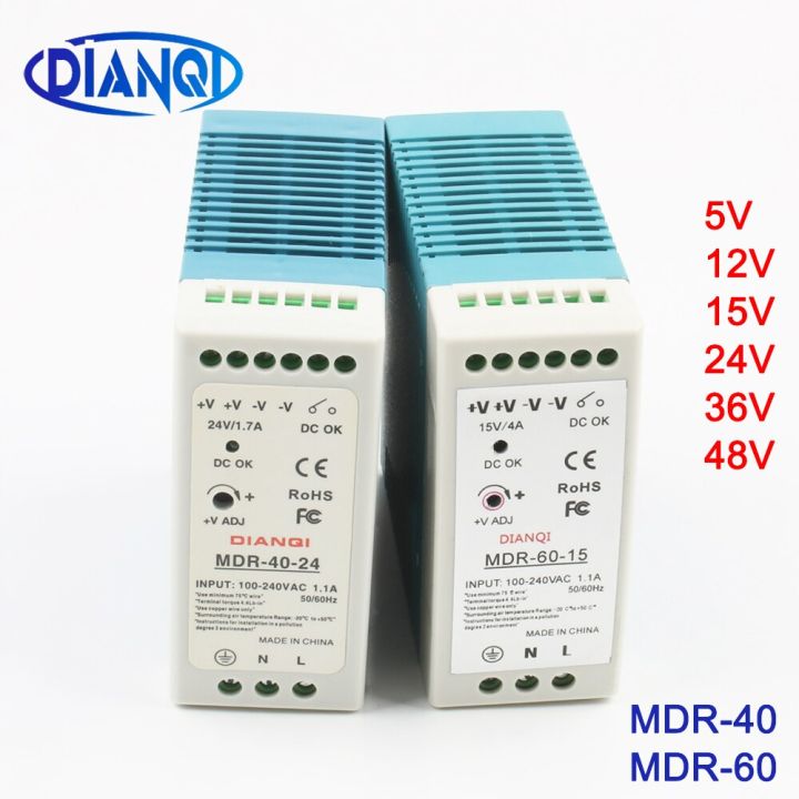 Mini Size Single Output Industrial DIN Rail Switching Power Supply Ac ...