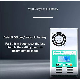 PowMr 100%MPPT 60a solar charge controller and Discharge Controller 12v ...