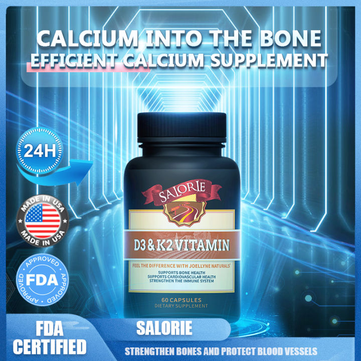 D3 5000IU+K2(mk7) Complex | High-Potency Formula | Bone Strength ...