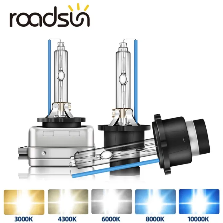roadsun 2Pcs Headlight D1S D2S D3S D4S Xenon HID Car Bulbs 35W D1 D2 D3 ...