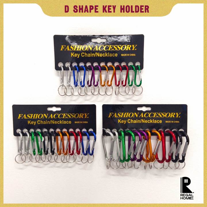 Carabiner Clip Key Chain D Shape Bag Accessories Key Chains Key ...