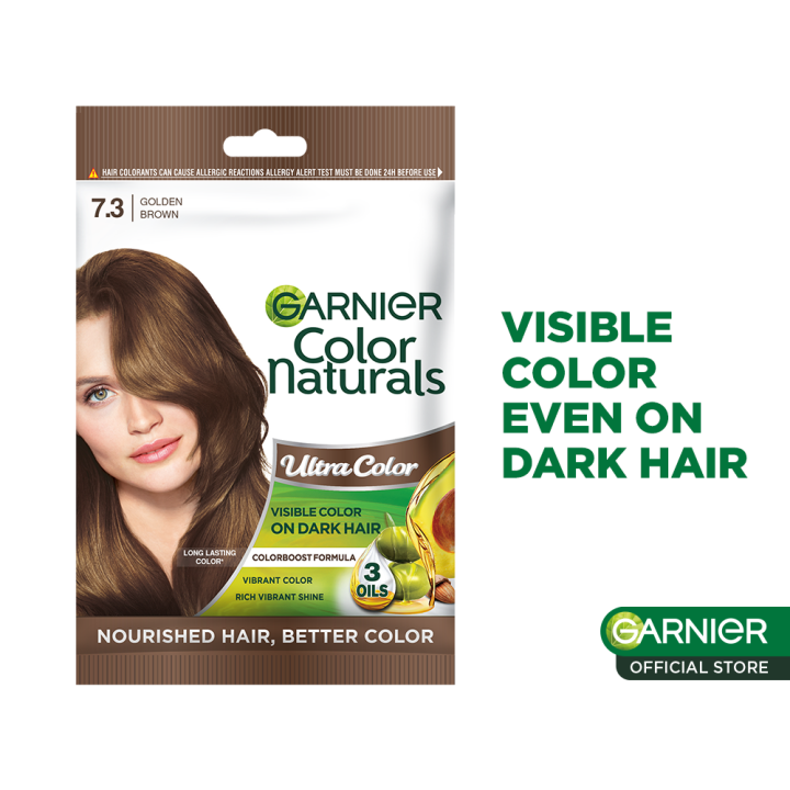 Garnier Color Naturals 7.3 Golden Brown Hair color | Lazada PH