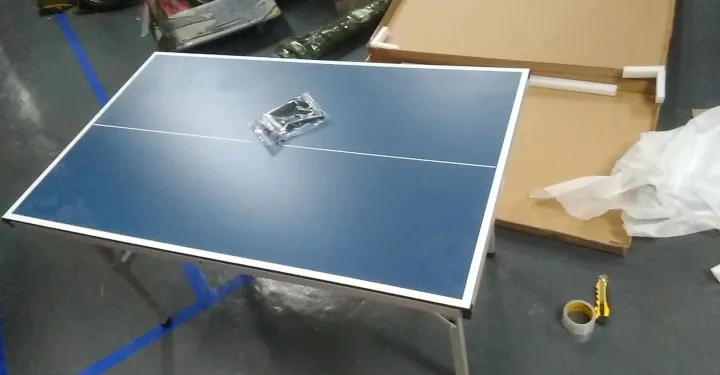 Agilite Studio Foldable Mini Table Tennis Table With Freebies Hobby Bat ...