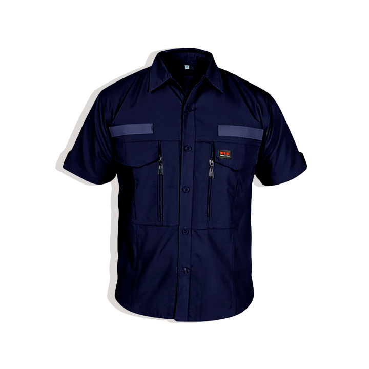 Kemeja Tactical W TAC Lengan Pendek Ripstop bisa dicustom bordir ...