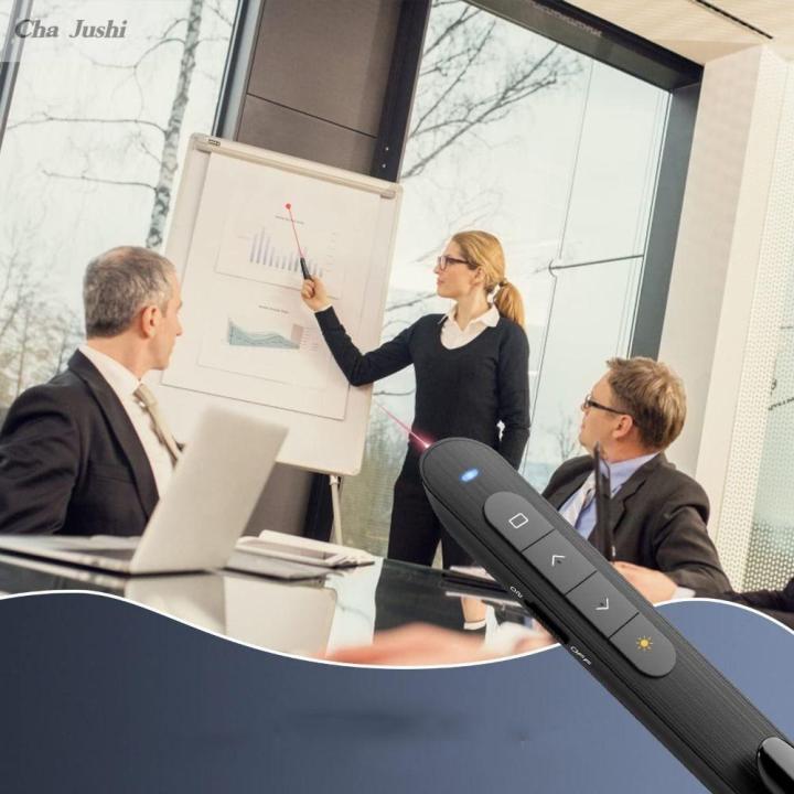 CHA RF 2.4GHz Presentation Point Clicker USB Power Remote Control PPT ...