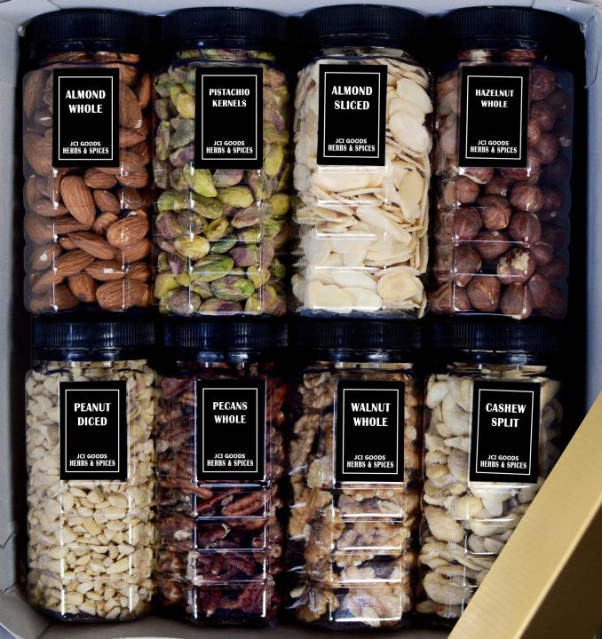 ALL NUTS and SEEDS (in 200ml Jar) Healthy and Premium (Baking Needs ...