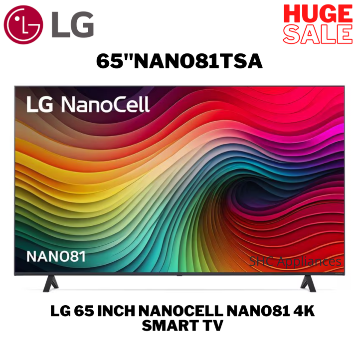 LG Nano Cell 65in 4K UHD Smart TV 65NANO81TSA 2024 Model | Lazada PH