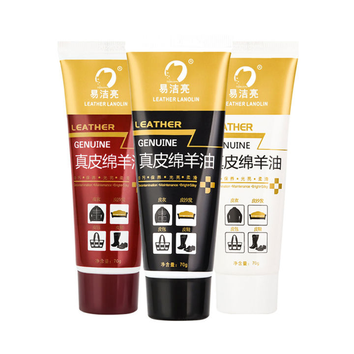 Premium Lanolin Shoe Polish with Free Brush, Leather Conditioner for ...