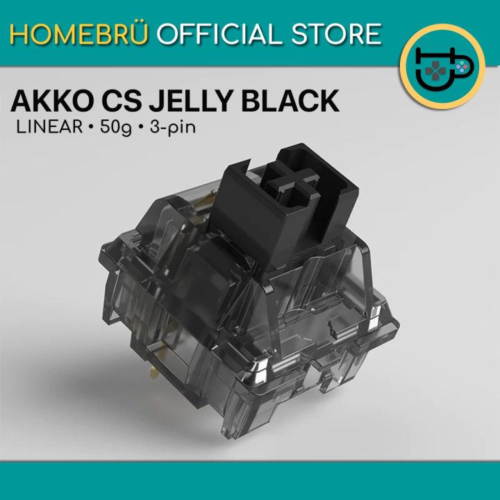 AKKO CS Jelly Black Mechanical Keyboard Switches (45pcs) | Lazada PH