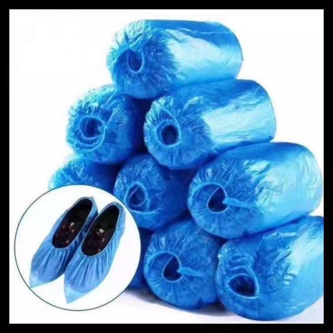 Shoe Plastic Disposable Cover 100Pcs Anti Slip Outdoor Household Room ...
