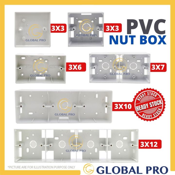 Nut Box Socket Electrical Box PVC Box Plug Socket Surface Socket Base ...