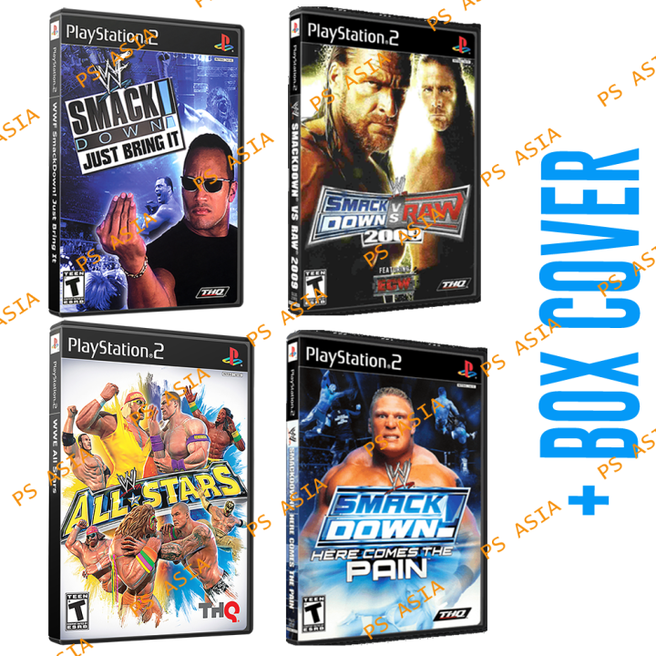Kaset PS2 WWE Smackdown Here Comes The Pain - Smackdown Pain - WWE VS ...