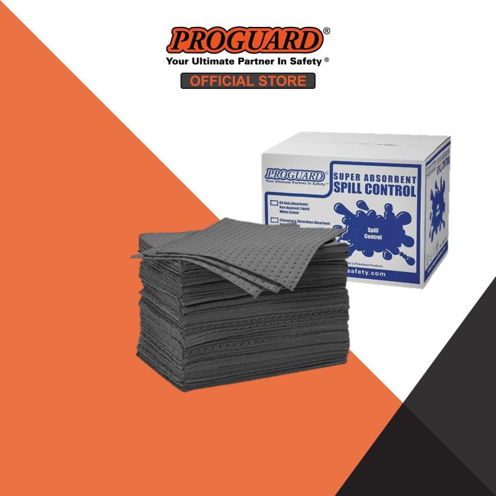 Proguard Universal Laminated Sorbent Pad - Emergency Spill Response ...
